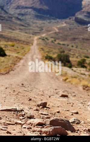 In the Streets of Moab, Utah, USA, girl and boy Stock Photo - Alamy