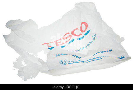 Biodegradable carrier bag falling apart Stock Photo - Alamy