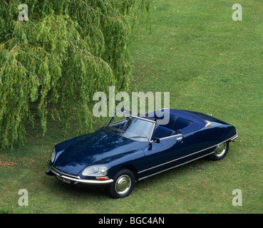 overhead view Citroen DS23 Cabriolet at Saltwood Castle. Custom built ...