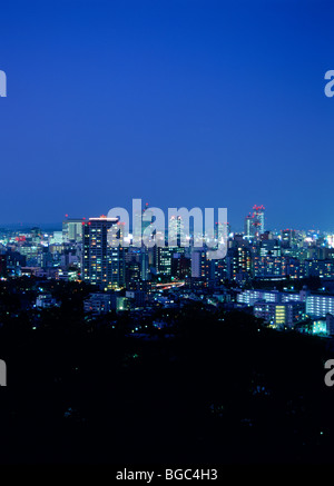 Sendai, Miyagi, Japan cityscape at night Stock Photo - Alamy