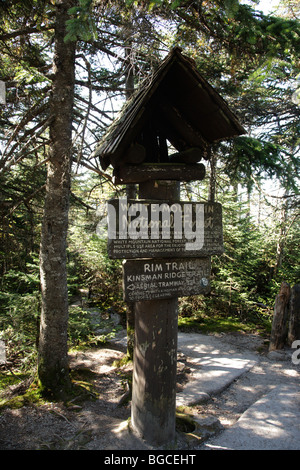 Franconia Notch State Park - Rim Trail on the summit of Cannon Mountain ...