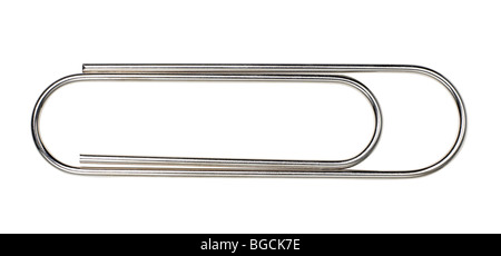 Bent paper clip Stock Photo - Alamy