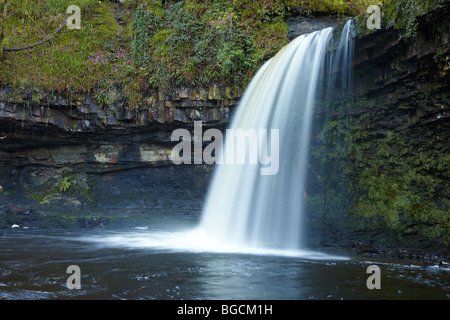 Sgwd Gwladys (Lady Falls) Pontneddfechan, Neath Valley, Wales, UK Stock ...