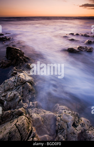 Early Morning at Blackhall Rocks Blackhall County Durham England Stock ...