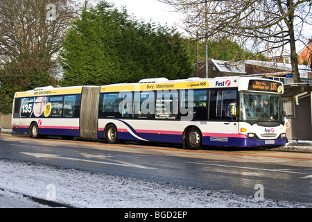 bendy bus buses bendy-bus public transport transportation bend Stock ...