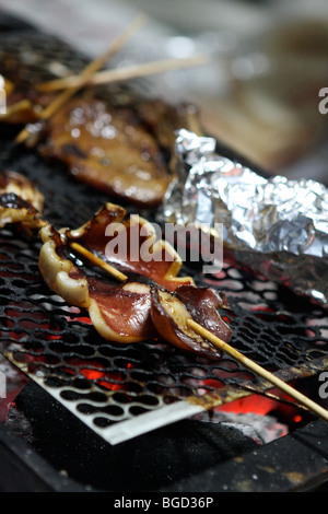 little barbecue for the moon festival Stock Photo - Alamy