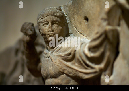 Details from the Bassae frieze form the Temple of Apollo depicting ...