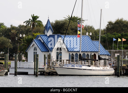 Floating Chapel by the Bay; St Petersburg in Florida USA Stock Photo ...