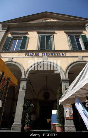 Teatro Signorelli Cortona Italy Stock Photo - Alamy