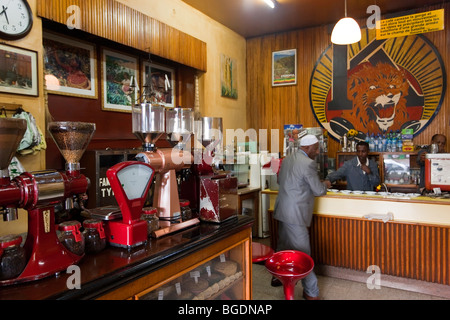 Ethiopia, Addis Ababa, coffee Tomoca Stock Photo - Alamy