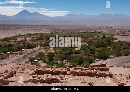 El Pukara de Quitor ruins near San Pedro Chile Stock Photo - Alamy