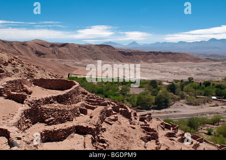 El Pukara de Quitor ruins near San Pedro Chile Stock Photo - Alamy
