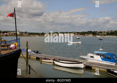 Bembridge Harbour situated on the eastern shores of the Isle of Wight ...