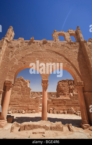 Church ruins at the desert ruins of Rasafa, Syria Stock Photo - Alamy