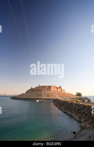 Syria, Euphrates river , Ath Thaura, Lake Al-Assad and Qalaat Jaabar ...