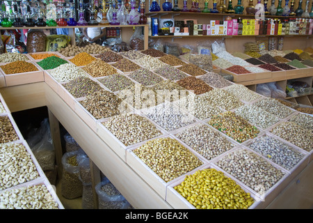 Display of nuts & spices Dubai Stock Photo - Alamy