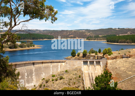 Myponga Dam and myponga reservoir, water supply about 60 miles from ...