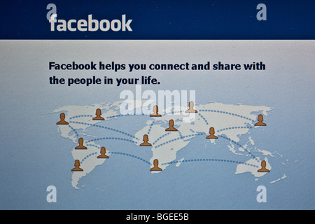 Facebook website page the most popular and biggest social networking ...