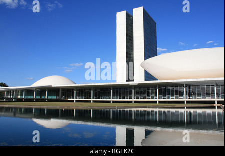 Brazil, Brasilia, National Congress, Oscar Niemeyer, architecture ...
