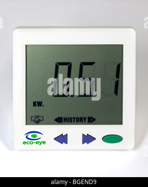Measuring device for recording the power consumption at a socket outlet ...
