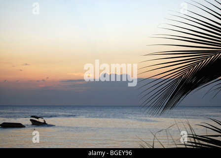 Sunset at Omoa, Honduras Stock Photo - Alamy