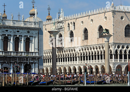Doge`s Palace or Palazzo Ducale, Venice, Italy. It is famous landmark ...