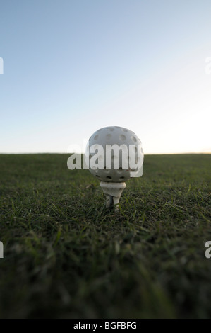 Marker at a teeing ground of a golf course Stock Photo - Alamy