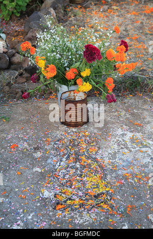 Cemetery Day of the Dead -Janitzio Island in Michoacan, Mexico, is only ...