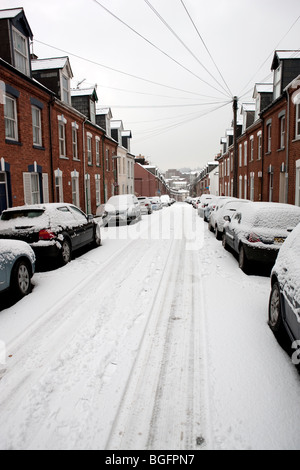 Exeter in snow. Portland Street Stock Photo - Alamy