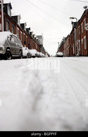 Exeter in snow. Portland Street Stock Photo - Alamy