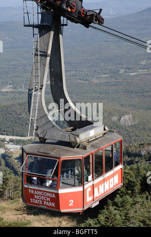 Tram Car, Cannon Mountain Aerial Tramway, Franconia Notch, White Mts ...
