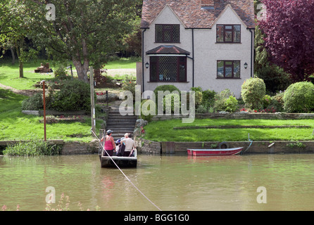 The hampton ferry on the river avon evesham worcestershire england uk ...