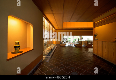 Gion Hatanaka. Japanese ryokan. Reception area. A traditional style ...