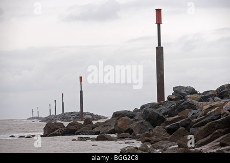 Artificial sea defences against coastal erosion house falling off ...
