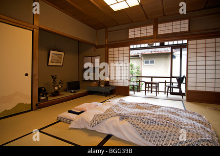 Ishihara ryokan. Kyoto, Japan. Traditional Japanese style guest house ...
