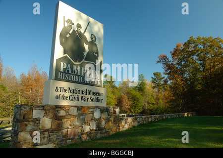 USA, Virginia, Petersburg, Pamplin Historical Park and Museum of the ...