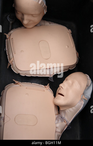 Dummy used to practice first aid on by the St.Johns ambulance ...