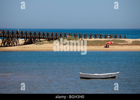 Playas Puente Punta del Caiman Isla Cristina Huelva Andalucía España ...