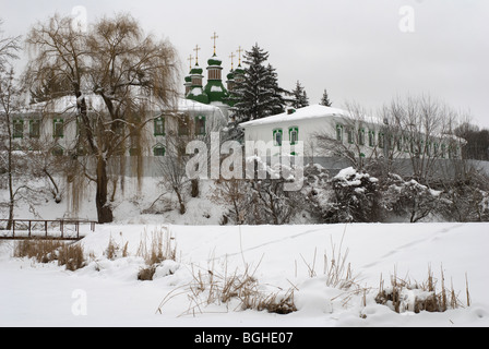 Kytaiv monastery (Kiev, Ukraine) in winter Stock Photo - Alamy
