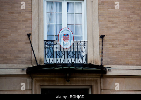 Embassy of Croatia in Washington DC, USA Stock Photo - Alamy