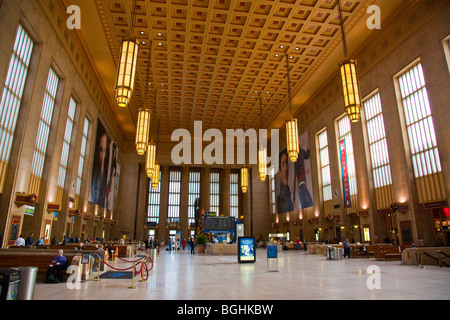 30th Street Station in Philadelphia, Pennsylvania. Officially William H ...