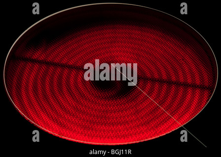 Halogen electric cooker hob Stock Photo - Alamy