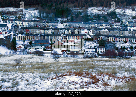 Cwmparc Treorchy Rhondda valley South Wales Stock Photo - Alamy