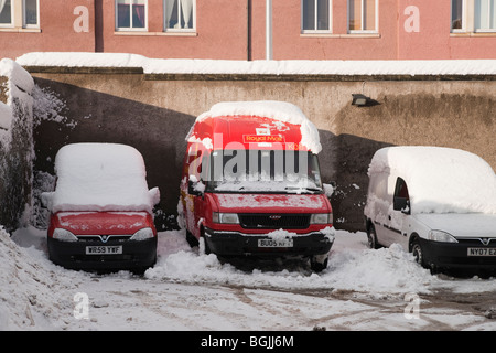 Royal Mail van in New Mills, Derbyshire Stock Photo - Alamy