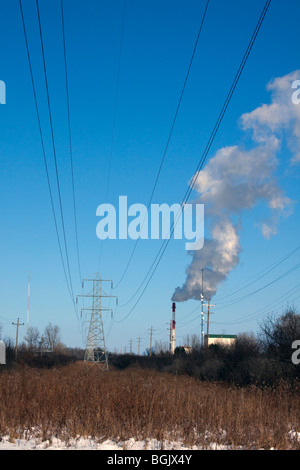 Biomass Power Station Genesee Power Station Flint Michigan USA Stock ...