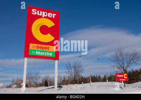 Super C logo is pictured on a sign Stock Photo: 27413834 - Alamy