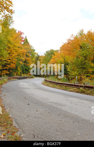 Jefferson Notch Road during the autumn months. Located in the White ...