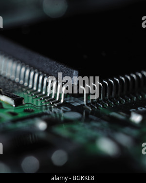 Close-Up of Computer Parts Stock Photo - Alamy