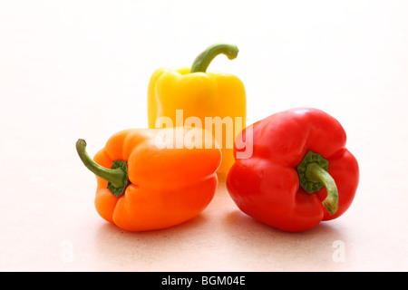 Multi colored bell peppers Stock Photo - Alamy