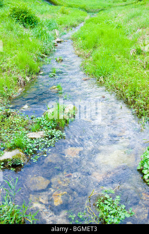 Stream running through land in Winkleman, Arizona, USA Stock Photo - Alamy